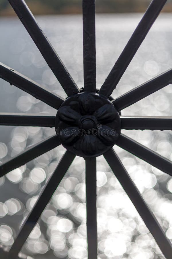 Wheel with radial elements stock image. Image of inscribed - 146312351