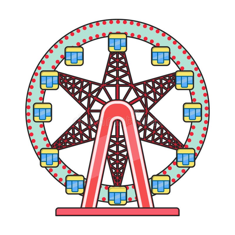 Wheel of Review Vector Icon.Color Vector Icon Isolated on White ...