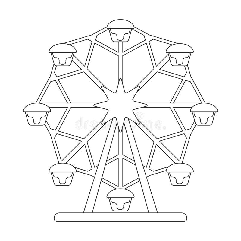 Wheel of Review Vector Icon.Outline Vector Icon Isolated on White ...