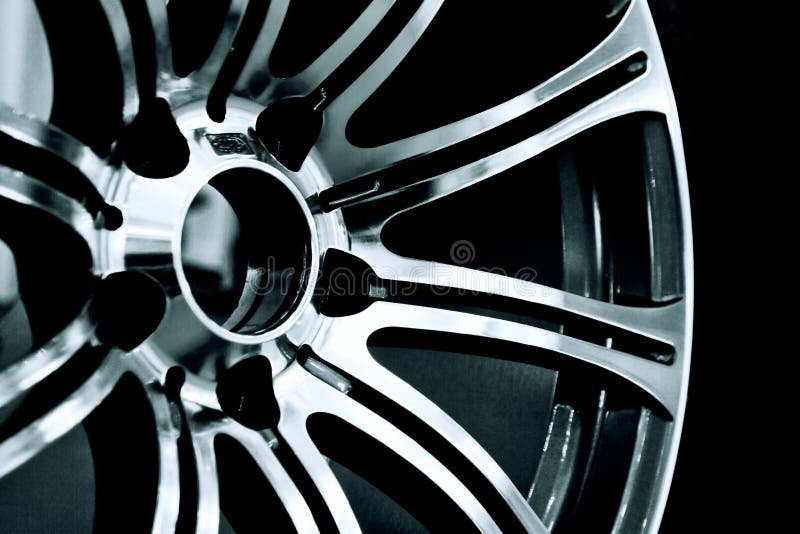 Titanium Crhome Car Rim Texture Isolated Stock Photo - Image of ...