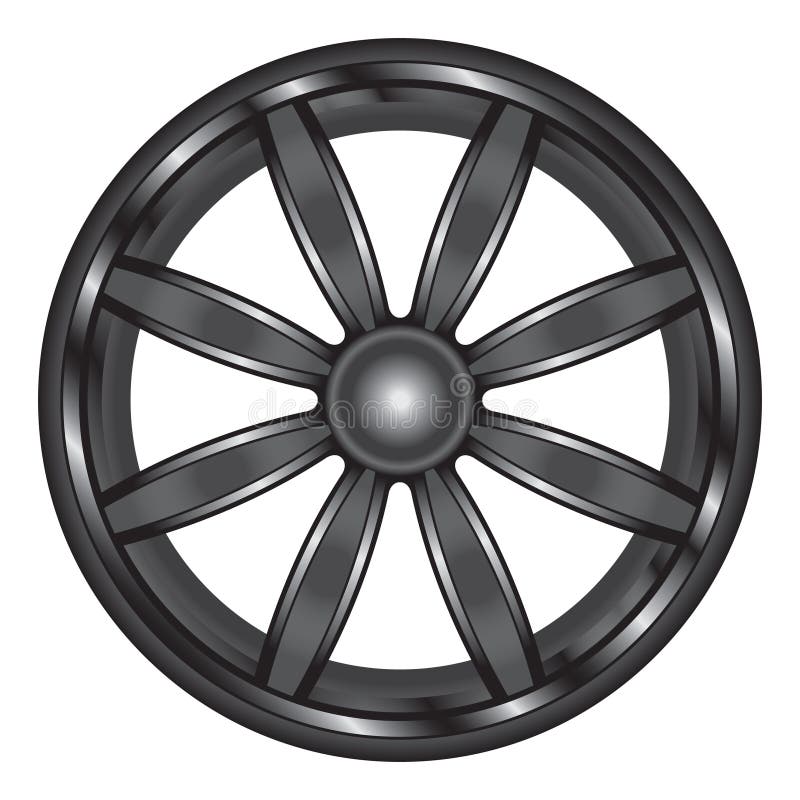 Print stock vector. Illustration of accessories, rims - 190670897