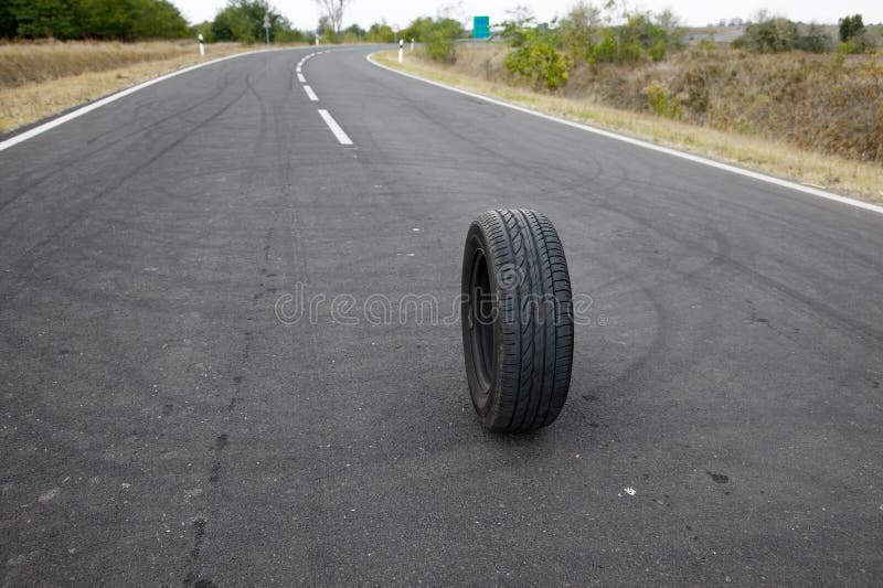 Wheel on road stock photo. Image of empty, tarmac, motorsport - 36893332