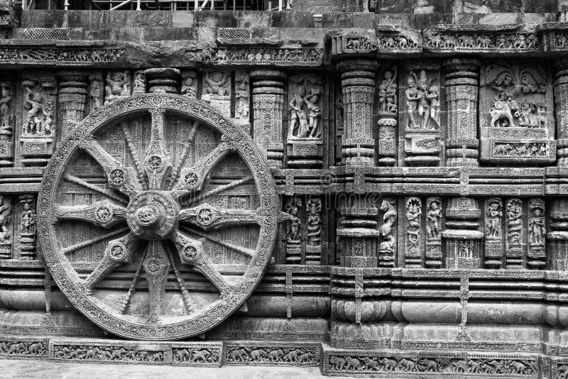 Wheel of Samsara. Konark Sun Temple Stock Image - Image of love ...