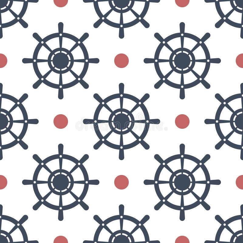 Wheel seamless pattern stock vector. Illustration of cruise - 74003053