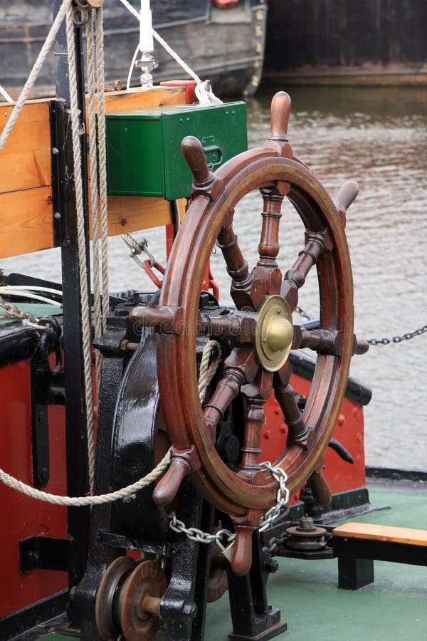 Wheel of a Ship stock photo. Image of wood, nautical - 15906032