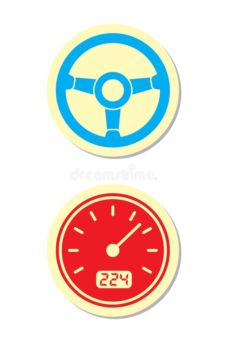 Speedometer Sticker Stock Illustrations – 517 Speedometer Sticker Stock ...