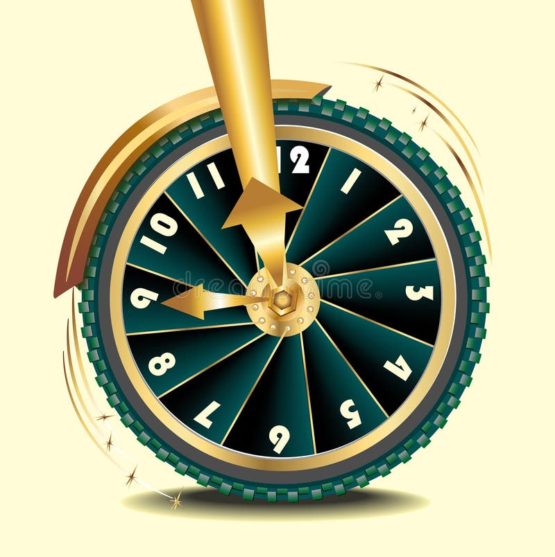 Wheel of time stock illustration. Illustration of circle - 27986281