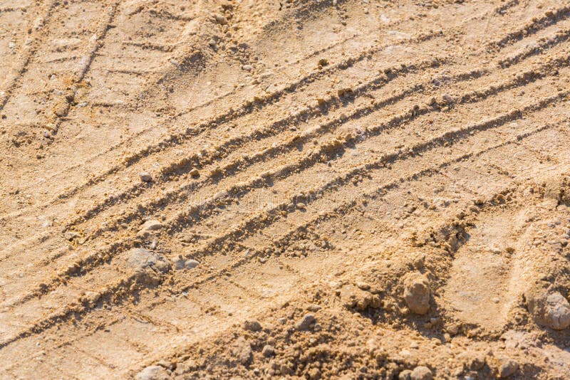 Wheel tracks stock photo. Image of tire, desert, brown - 30286492