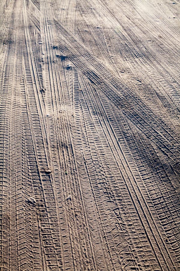 Wheel tracks on the ground stock image. Image of land - 179854705