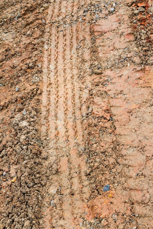 Wheel tracks. stock image. Image of backdrop, footprint - 27359605