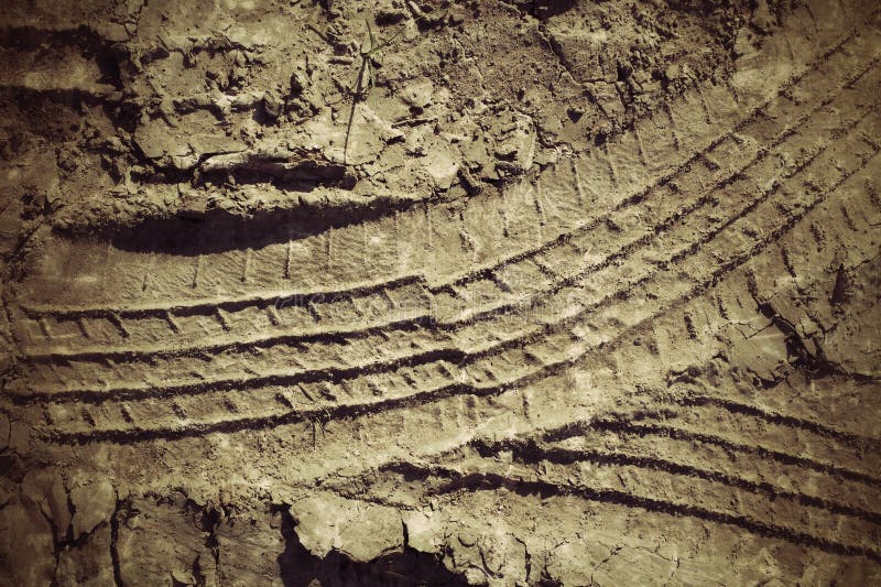 Wheel tracks stock image. Image of transport, wheel, texture - 35480135