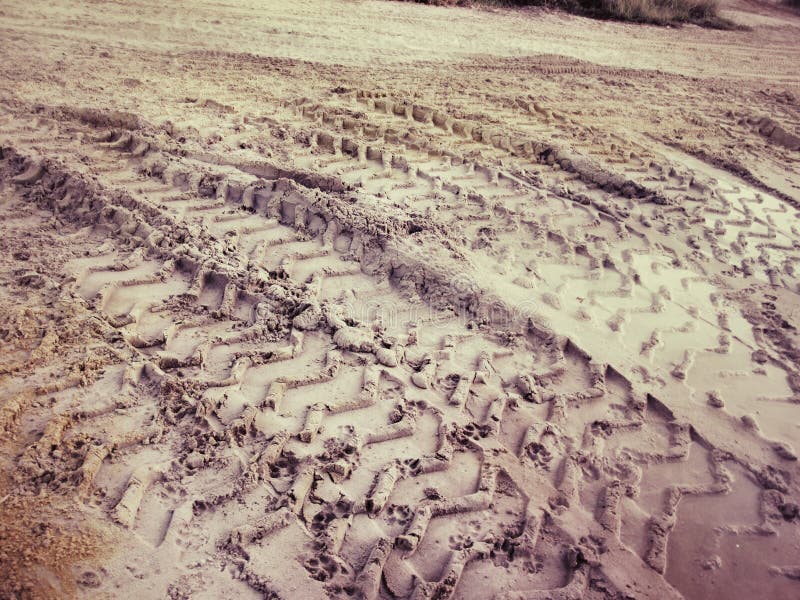 Wheel tracks stock image. Image of tire, truck, tracks - 47536581