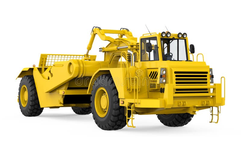 Wheel Tractor Scraper Stock Illustrations – 666 Wheel Tractor Scraper ...
