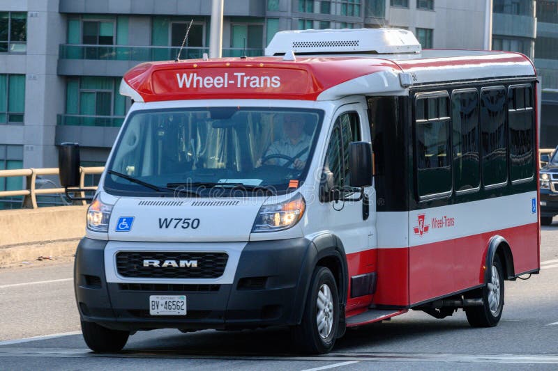 Wheel-trans bus in Toronto editorial photography. Image of canadian ...