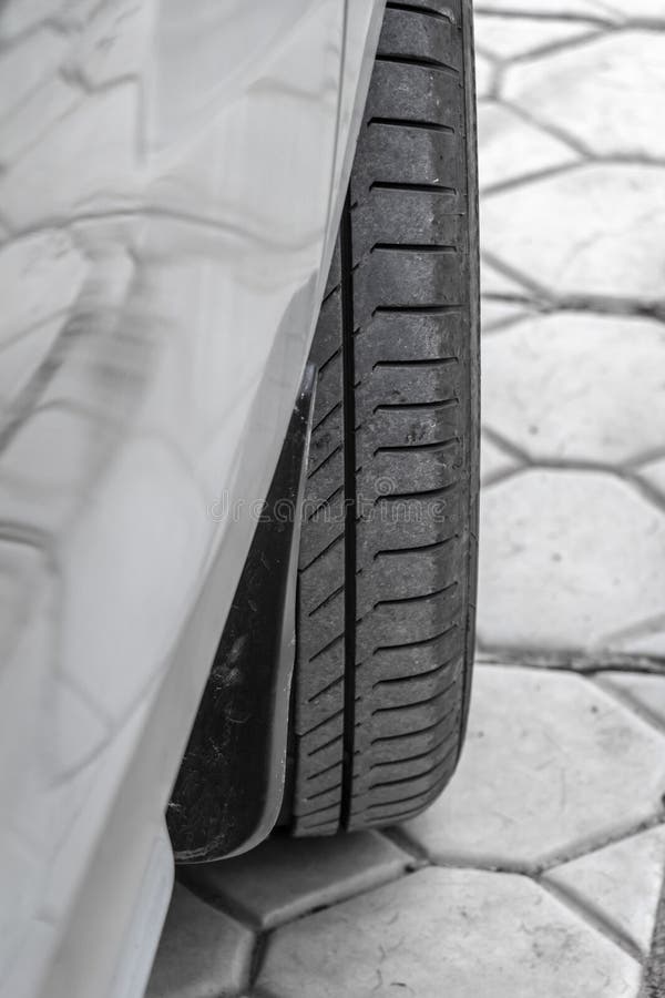 Wheel tread closeup stock photo. Image of land, concept - 189391382