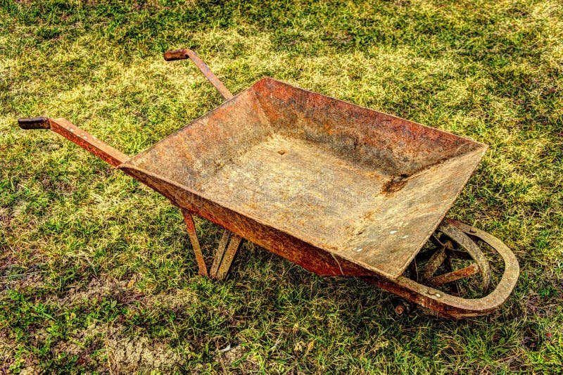 1,345 Rusty Wheelbarrow Stock Photos - Free & Royalty-Free Stock Photos ...