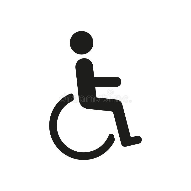 Wheelchair Accessibility Solid Icon. Disability Access, Mobility ...