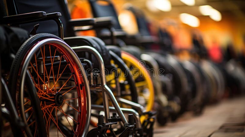 Wheelchair Array: Embracing Accessibility Stock Illustration ...