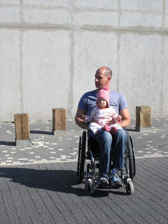 Happy Wheelchair Family stock image. Image of enjoy, access - 9769271