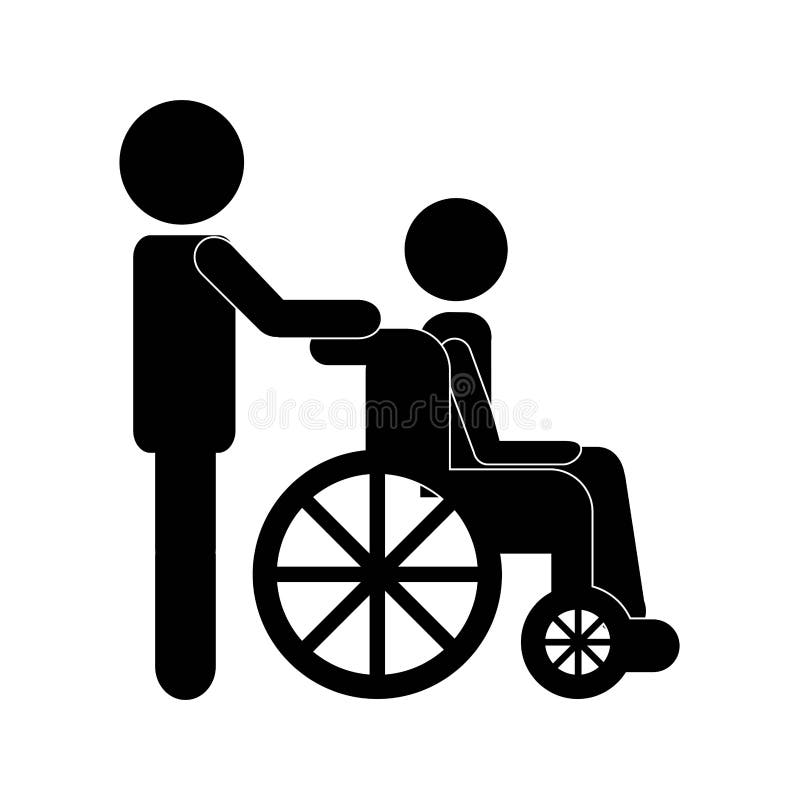 Wheelchair design stock vector. Illustration of society - 46030253