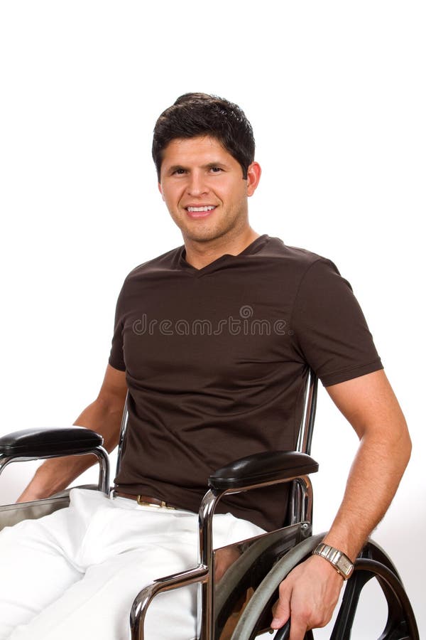Paraplegic in Wheelchair stock image. Image of insurance - 23404001