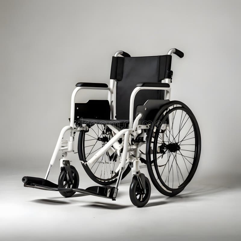 Wheelchair Mobile Modical Device White Background Stock Illustration ...