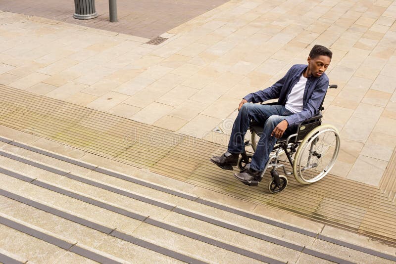 Wheelchair obstruction stock photo. Image of barrier - 51791216