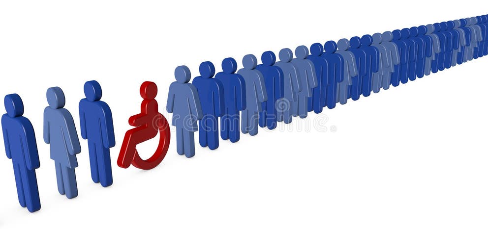 Disability Discrimination Wheelchair Stock Illustrations – 186 ...