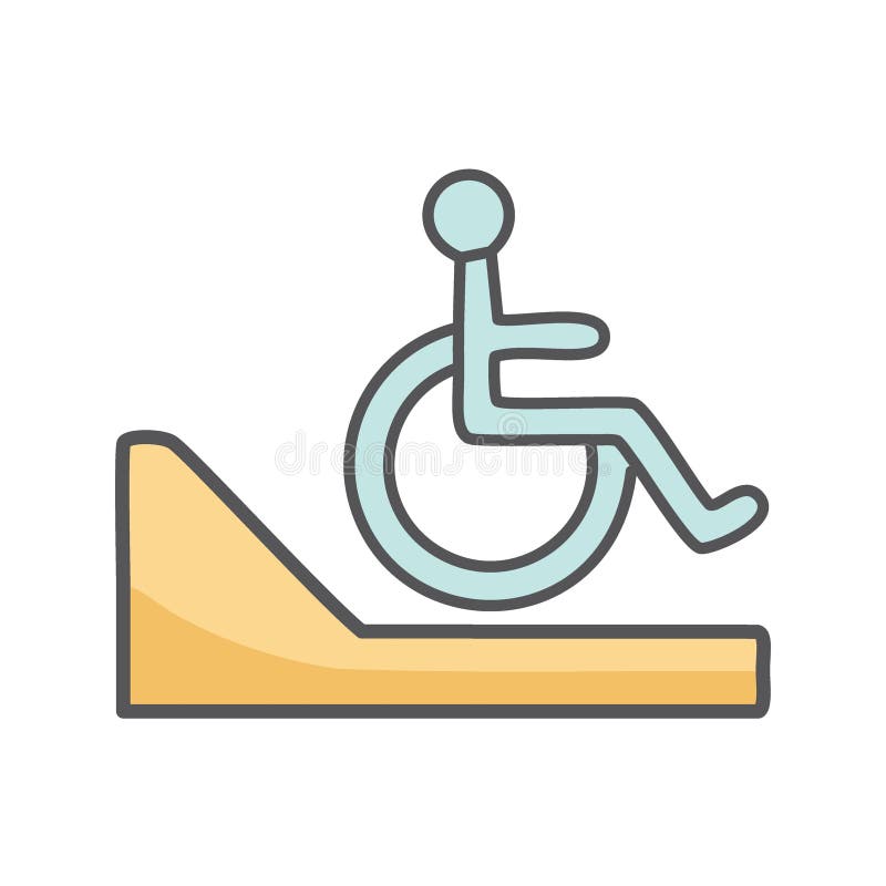 Wheelchair Ramp Access. Accessible Ramp for Wheelchair Users, Promoting ...