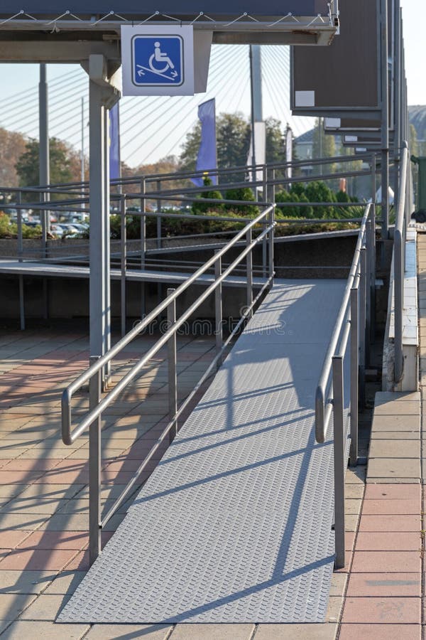 Disabled bus ramp stock image. Image of retractable, door - 26235707