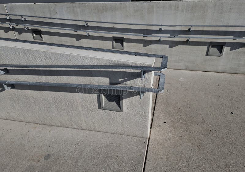 Wheelchair Ramp and Stairs on the Other Side. Height Differences are ...