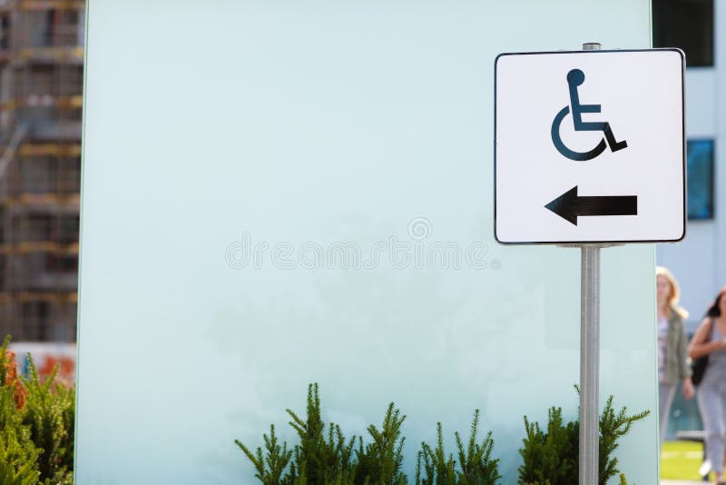 Wheelchair sign symbol. stock image. Image of handicapped - 62331675