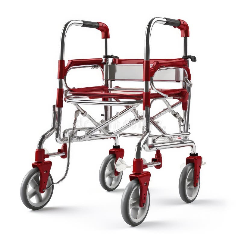 Wheelchair To Help Walk the Patient on White Background, AI Generated ...