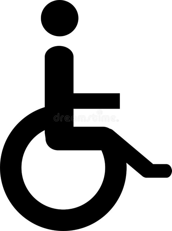 Wheelchair user stock illustration. Illustration of wheel - 6886160