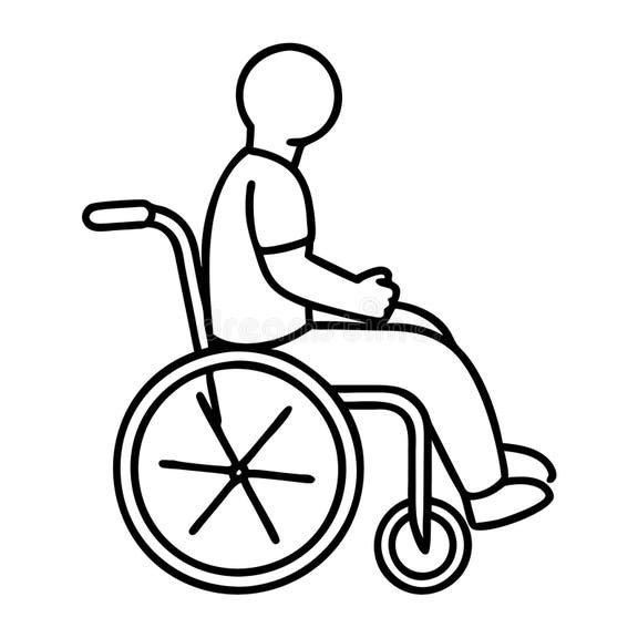 Wheelchair User Vector Symbolizing Accessibility and Inclusion Stock ...