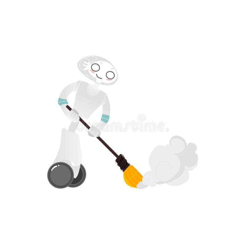 Sweep Floor Robot Stock Illustrations – 275 Sweep Floor Robot Stock ...