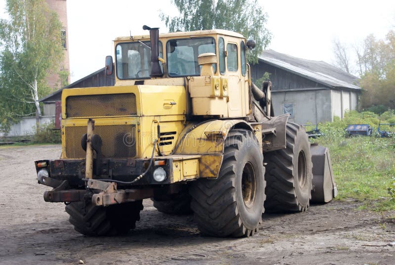 Wheeled tractor stock image. Image of tree, kind, transportation - 10921035