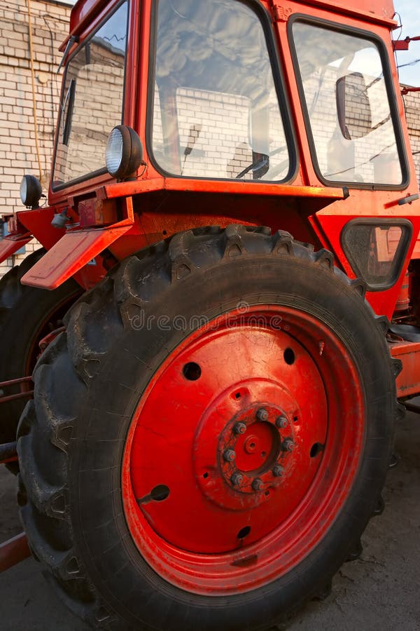 Wheeled tractor stock photo. Image of wheels, wheeled - 27231482