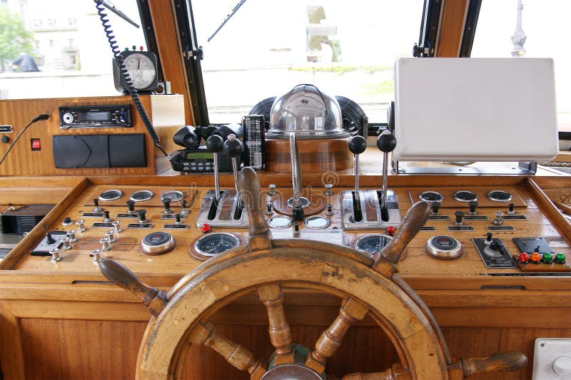 Wheelhouse (flying Bridge, Bridge Of A Ship) Stock Image - Image: 14942625