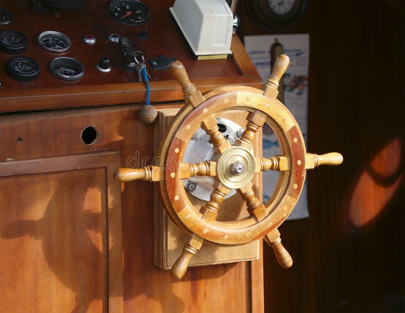 Wheelhouse (flying Bridge, Bridge of a Ship) Stock Image - Image of ...