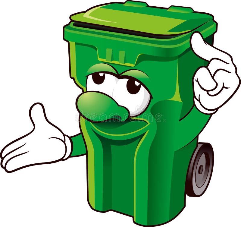 Wheelie bin stock illustration. Illustration of cleanliness - 37088818
