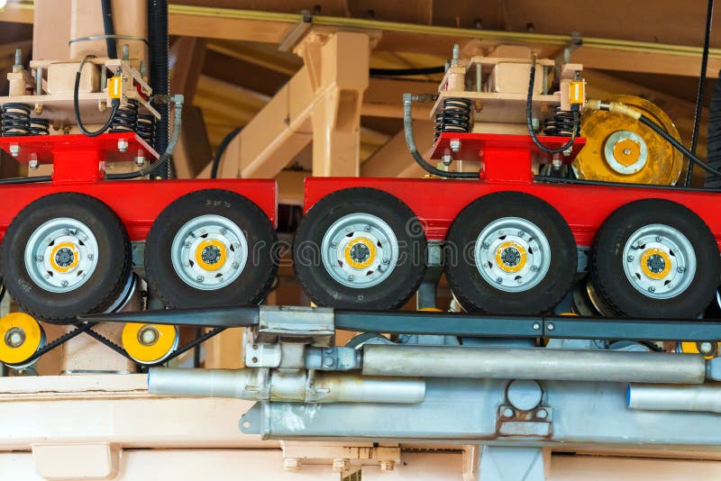 The Wheels of the Cable Car, Hakone, Japan. Close-up. Stock Image ...