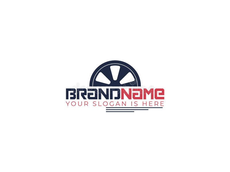 Wheels Logo Design. Tyre Business Branding. Illustration Stock ...