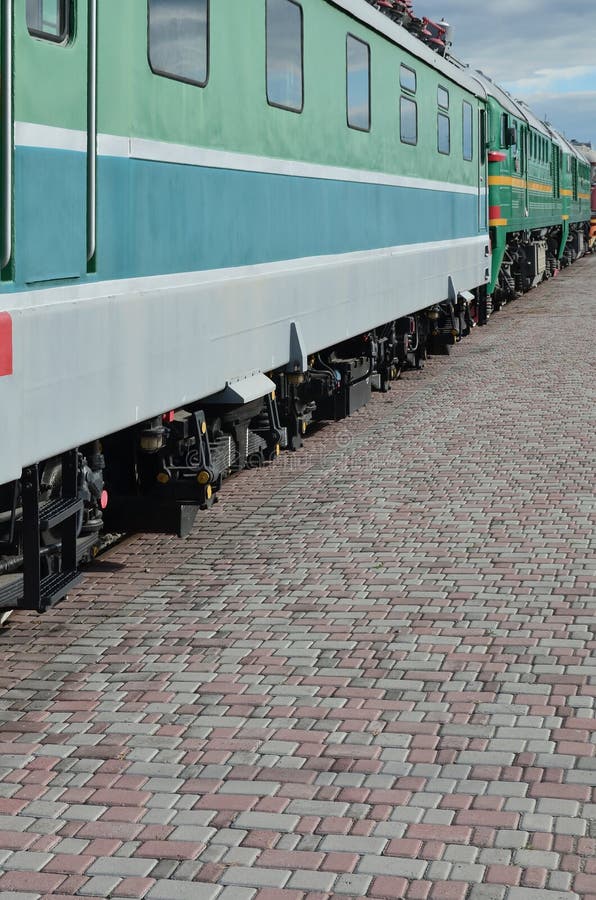 The Wheels of a Modern Russian Electric Train with Shock Absorbers and ...