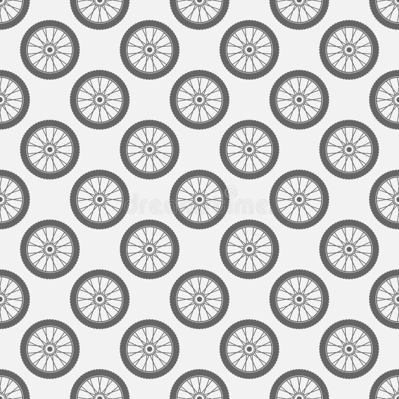 Wheels seamless pattern stock vector. Illustration of bicycle - 58654073