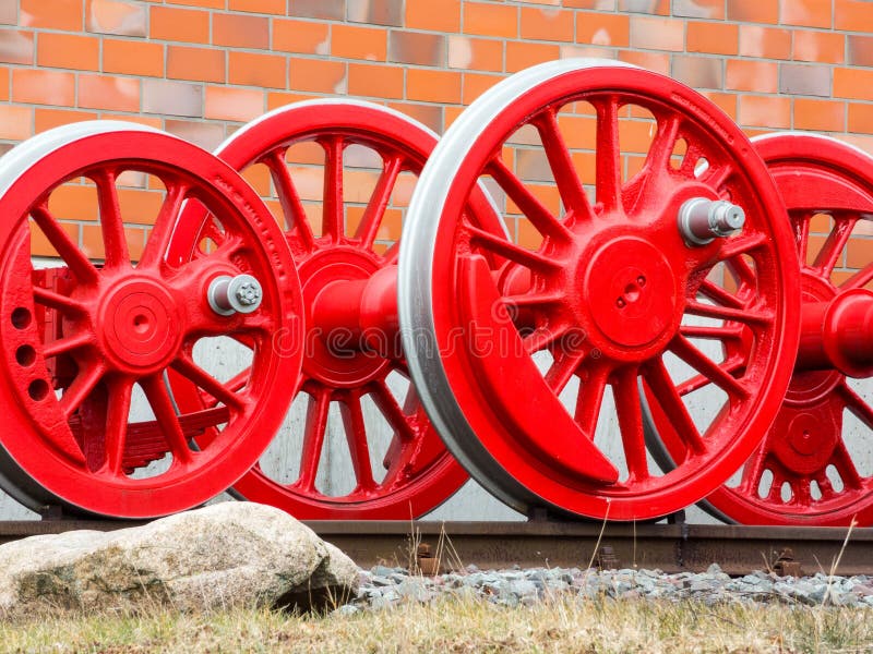 Wheels of a Steam Locomotive Stock Image - Image of spoke, truck: 41093637