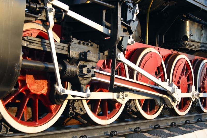 Wheels steam train stock photo. Image of land, metal, black - 5068884