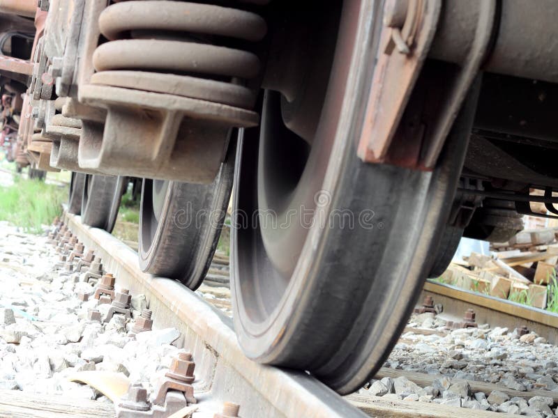 Wheels of train stock image. Image of engine, manufacturing - 58022827