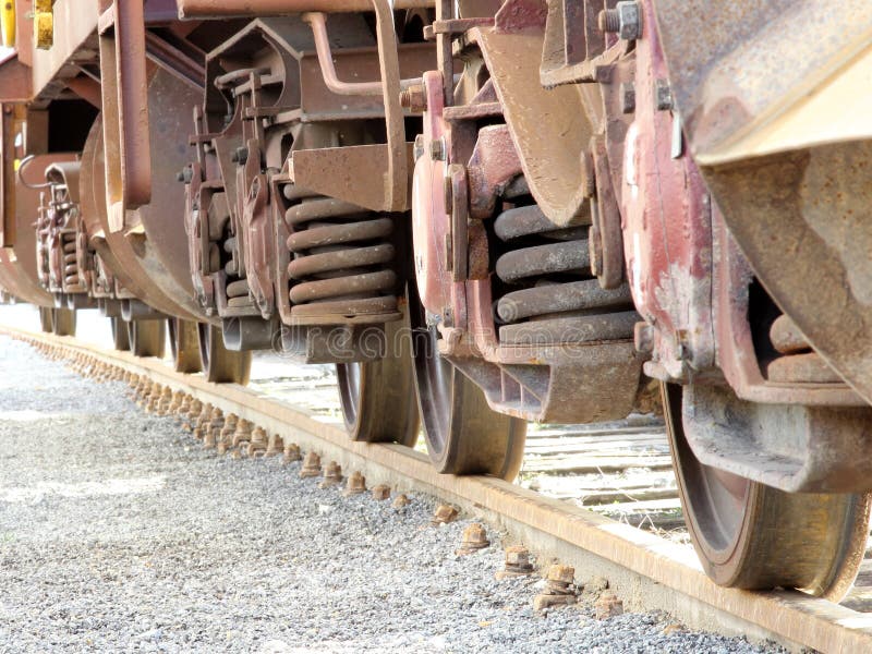 Wheels of train stock photo. Image of railroad, track - 67805610