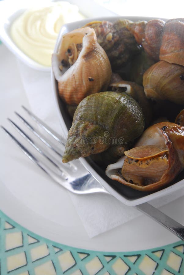 Whelk stock image. Image of mayonnaise, food, meal, french - 24228277